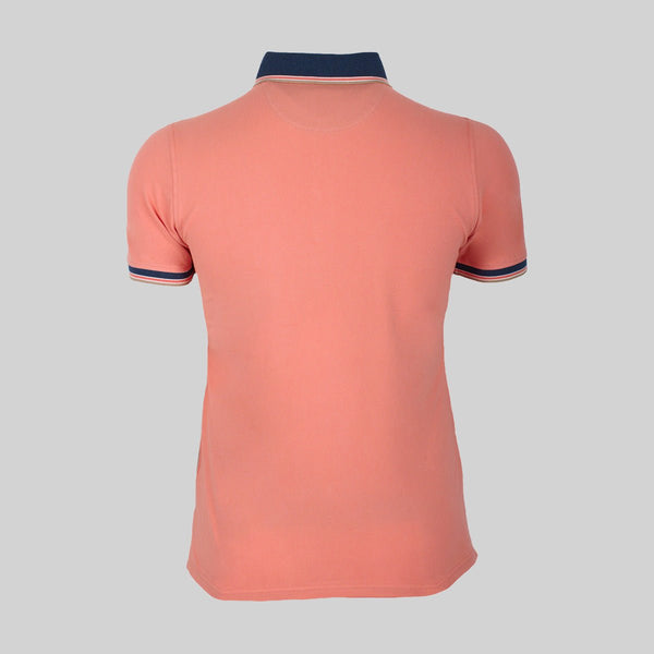 Polo homme orange pâle au col contrasté - Blacks Legend